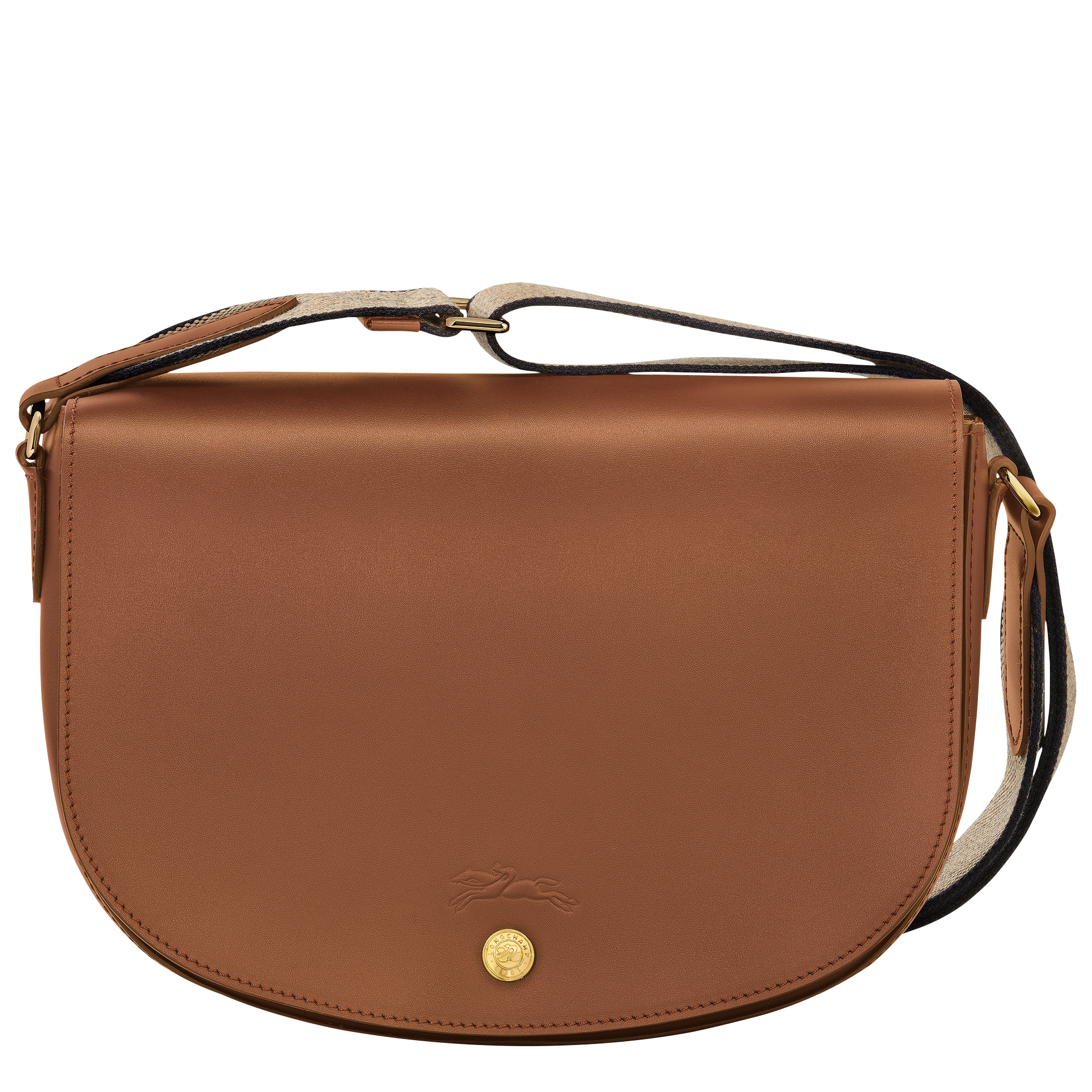 Minimalist Leather Cognac Crossbody Bag – Fashionable and Functional ...